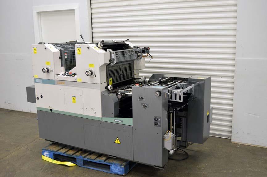 Lot #80: Hamada C248E 2 Color Offset Printing Press - WireBids